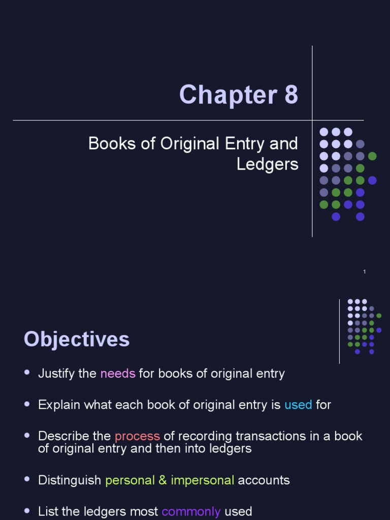 Introduction To Books of Prime Entry and Ledgers | PDF | Bookkeeping | Financial Economics