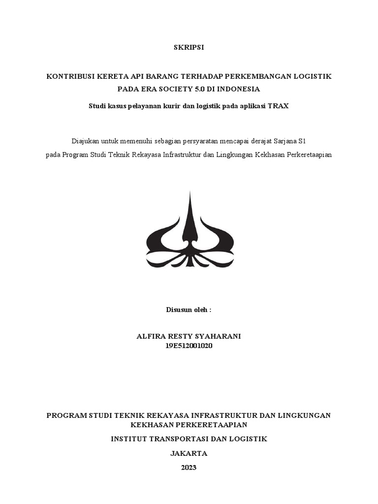 Proposal Metlit - Alfira Resty Syaharani - 19E512001020 | PDF