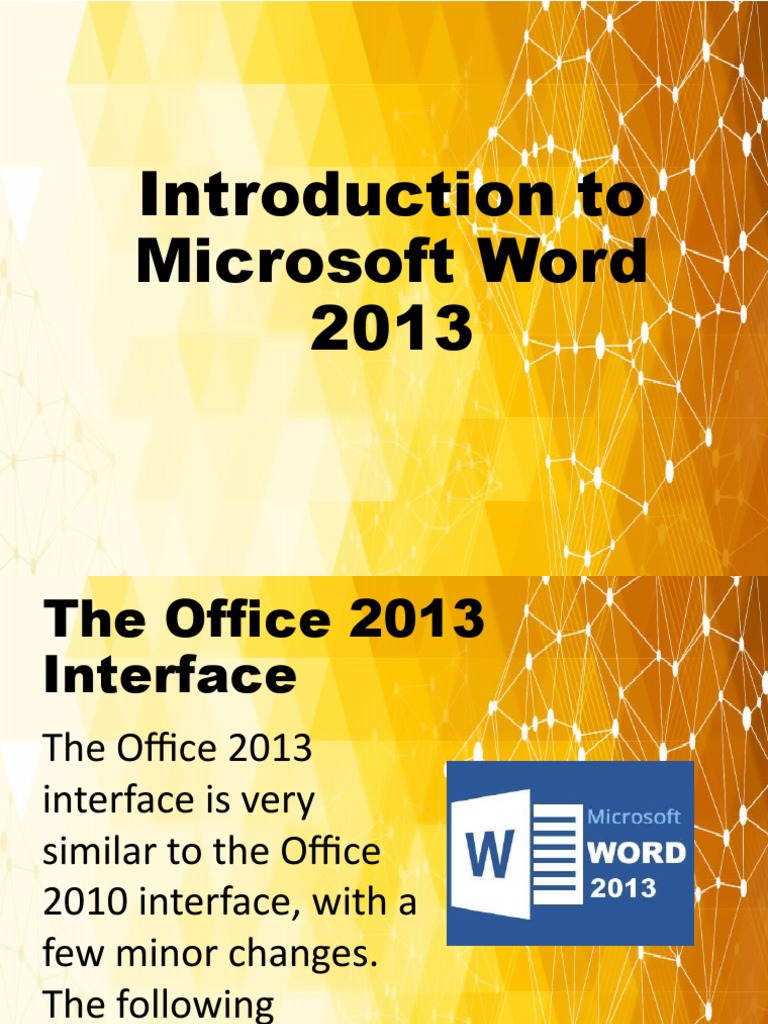 Week 8 IT ERA (Introduction To MS Word) | PDF
