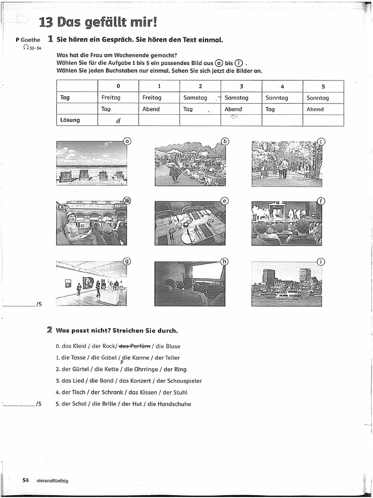A2.2 - Lektionstest 13 - Das Gefällt Mir! | PDF