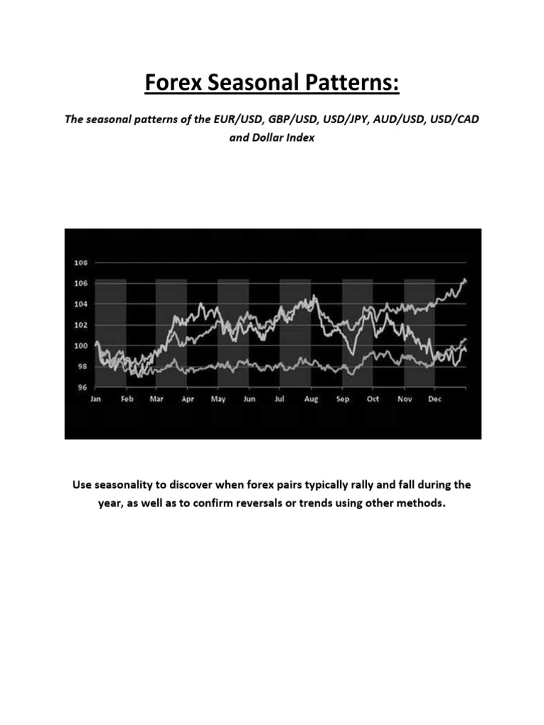 Forex Seasonal Patterns Guide | PDF | Market Trend | Trade