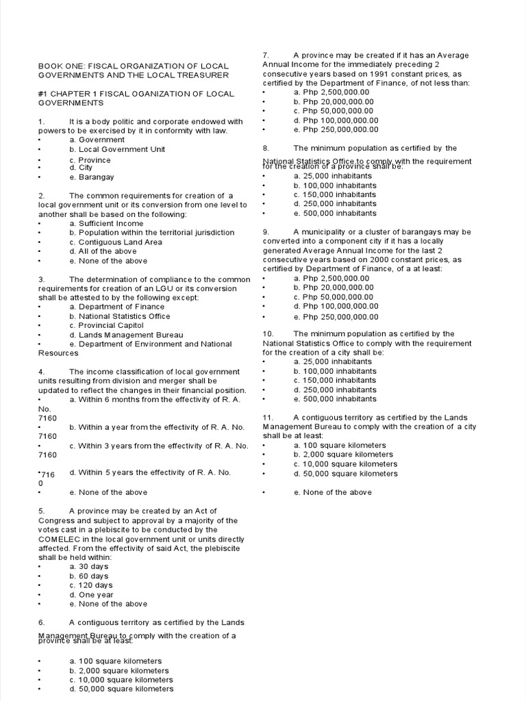 Bclte Mock Exam I | PDF | Taxes | Banks