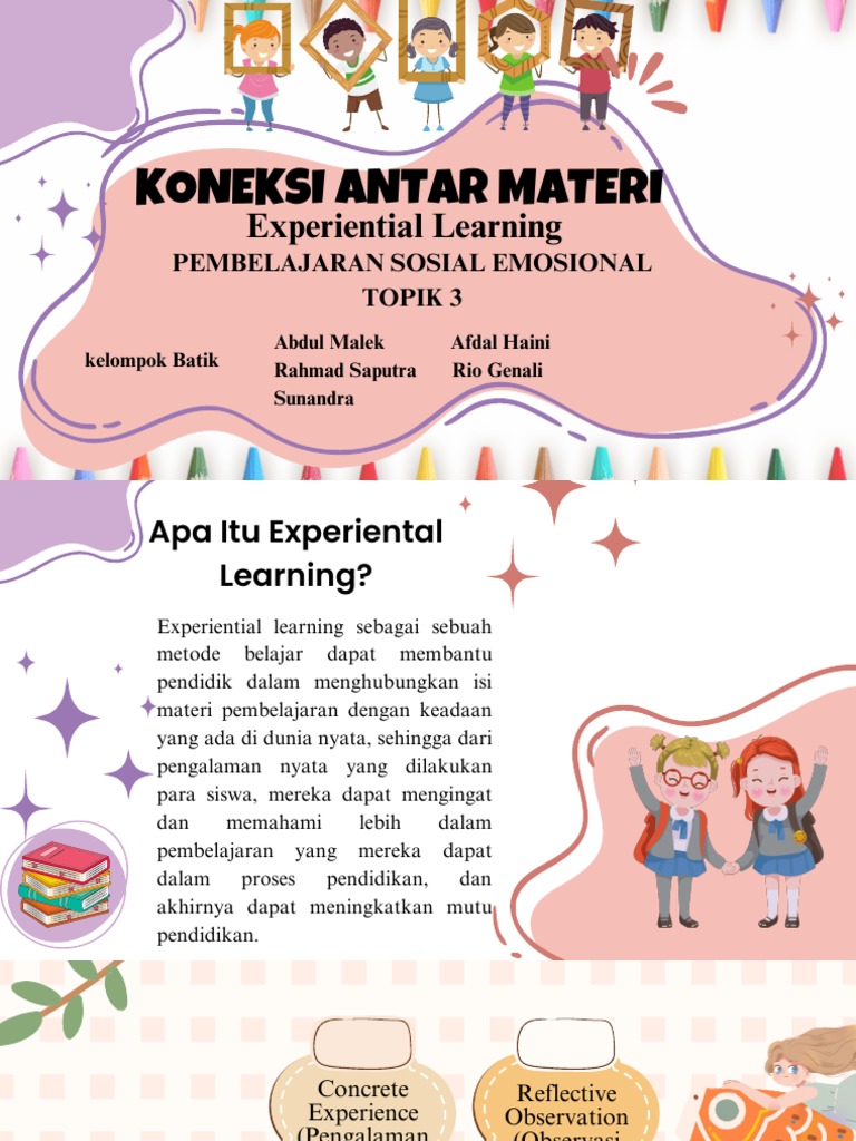 Pembelajaran Experiential Learning | PDF