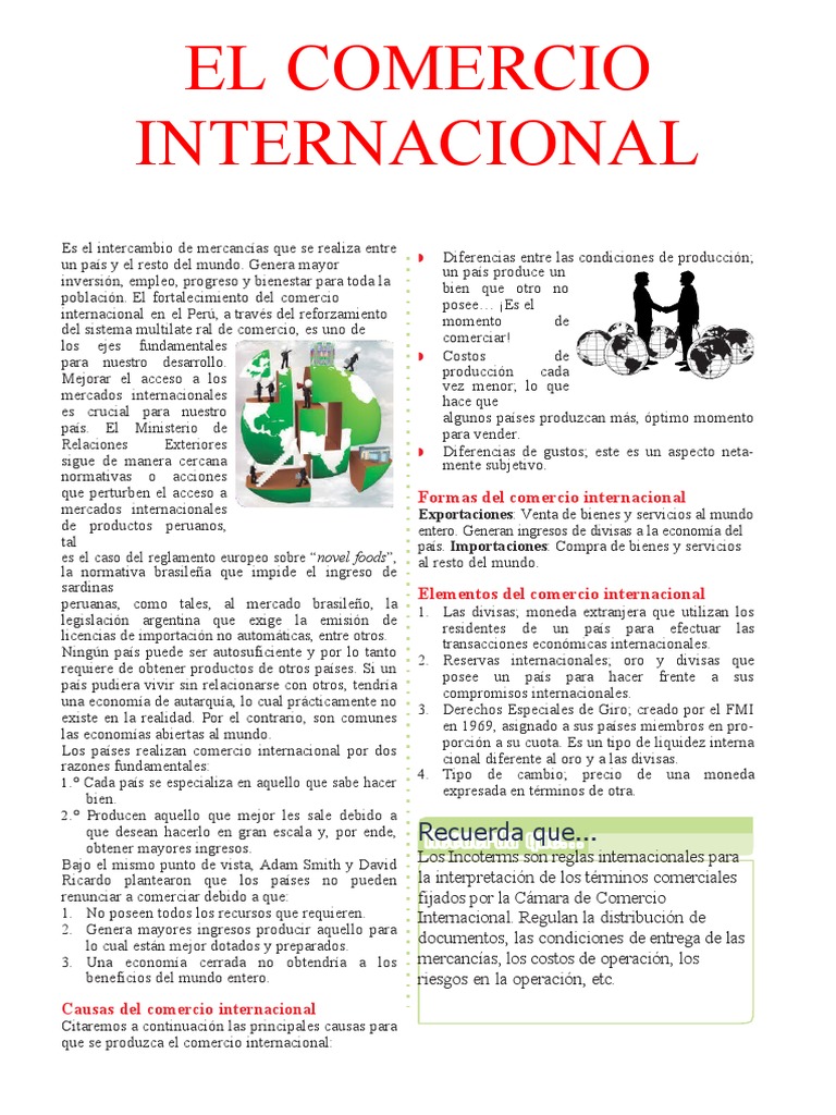 El Comercio Internacional | PDF | Tipo de cambio | Moneda