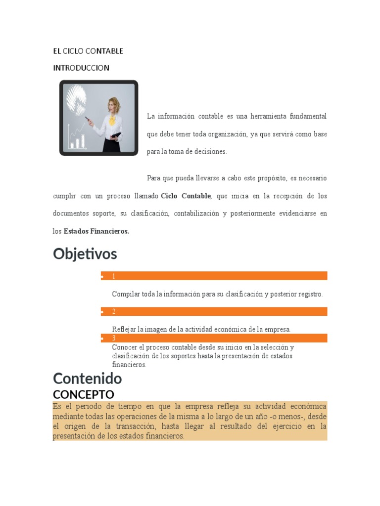 El Ciclo Contable | PDF | Contabilidad | Servicios financieros