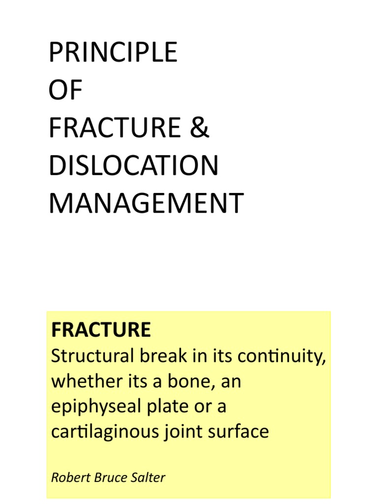 Fracture&Dislocation | PDF