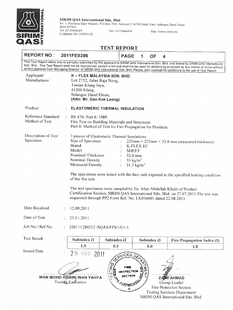 3 BS 476 Part 6 | PDF
