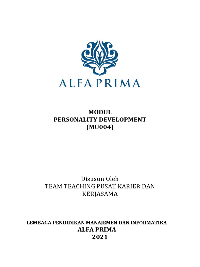 Format Modul | PDF | Karier & Perkembangan