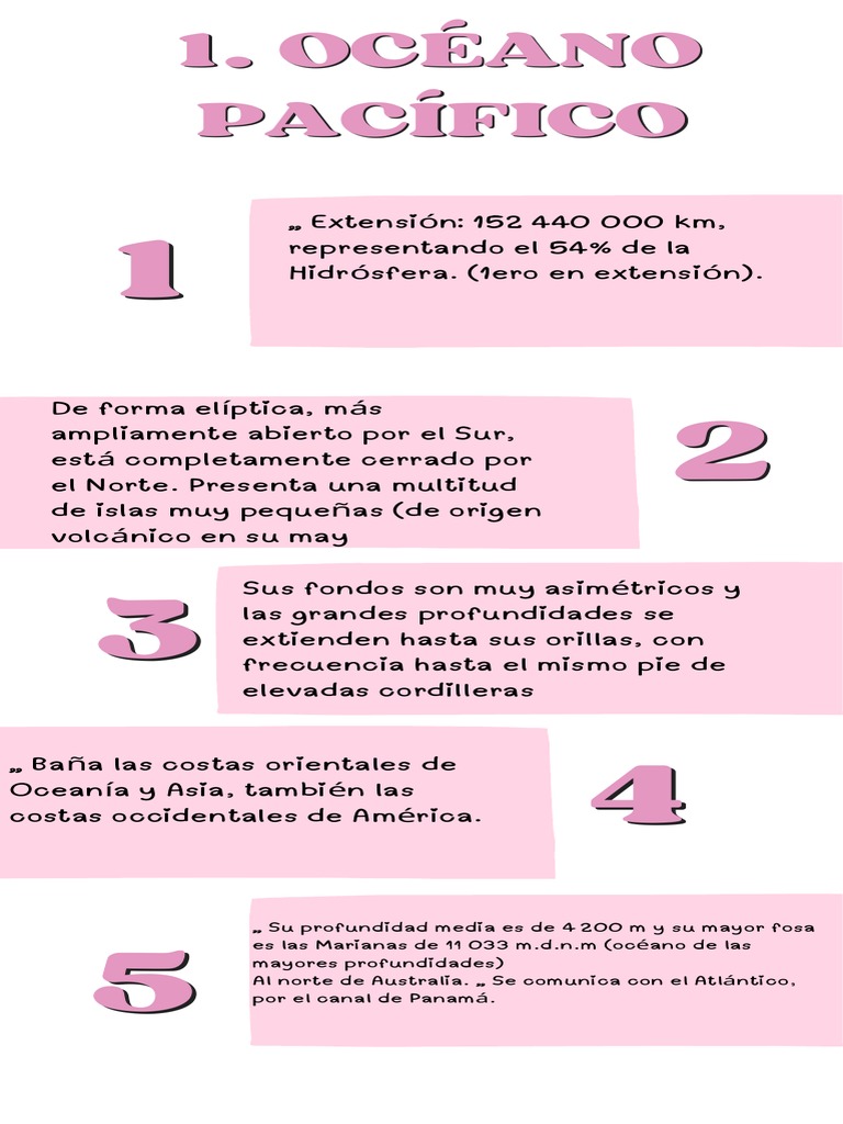 Oceano PDF | PDF | océano Pacífico | Océanos