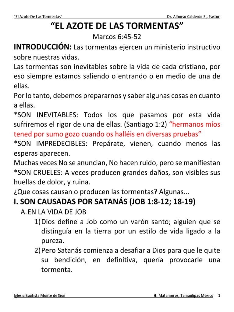 El Azote de Las Tormentas PDF | PDF | Religión y espiritualidad