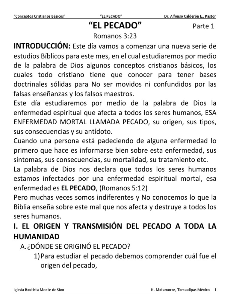 El Pecado Parte 1 Pdf Descargar Gratis Pdf Pecado Satán