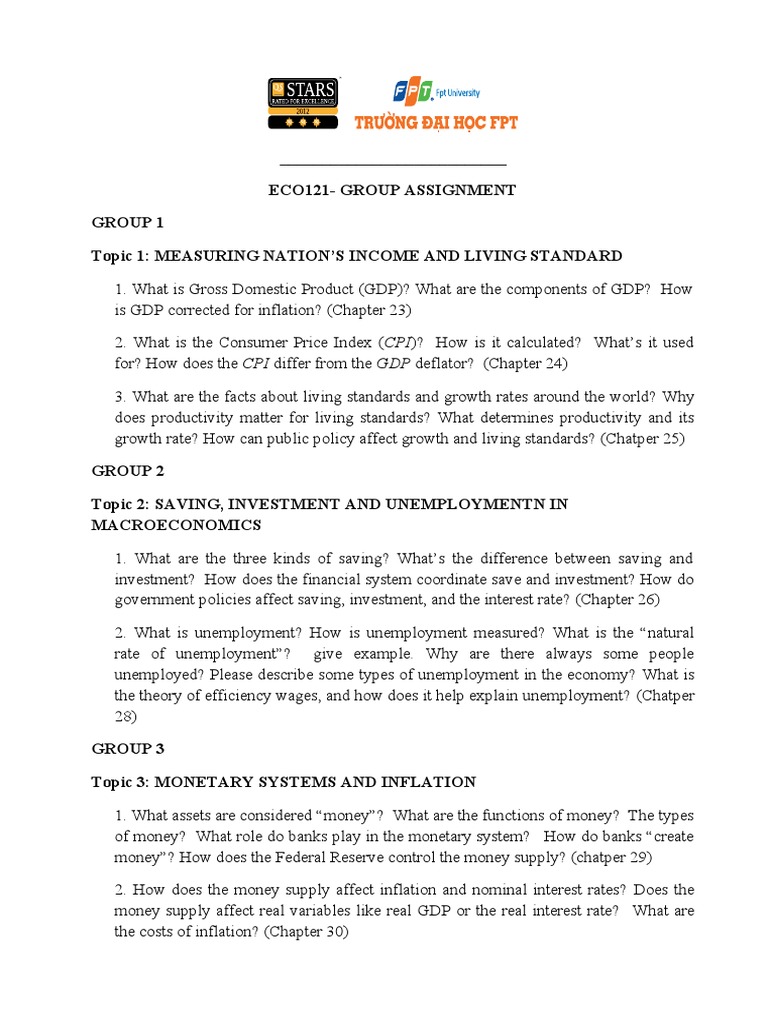 ECO121-Group Assignment | PDF | Inflation | Monetary Policy
