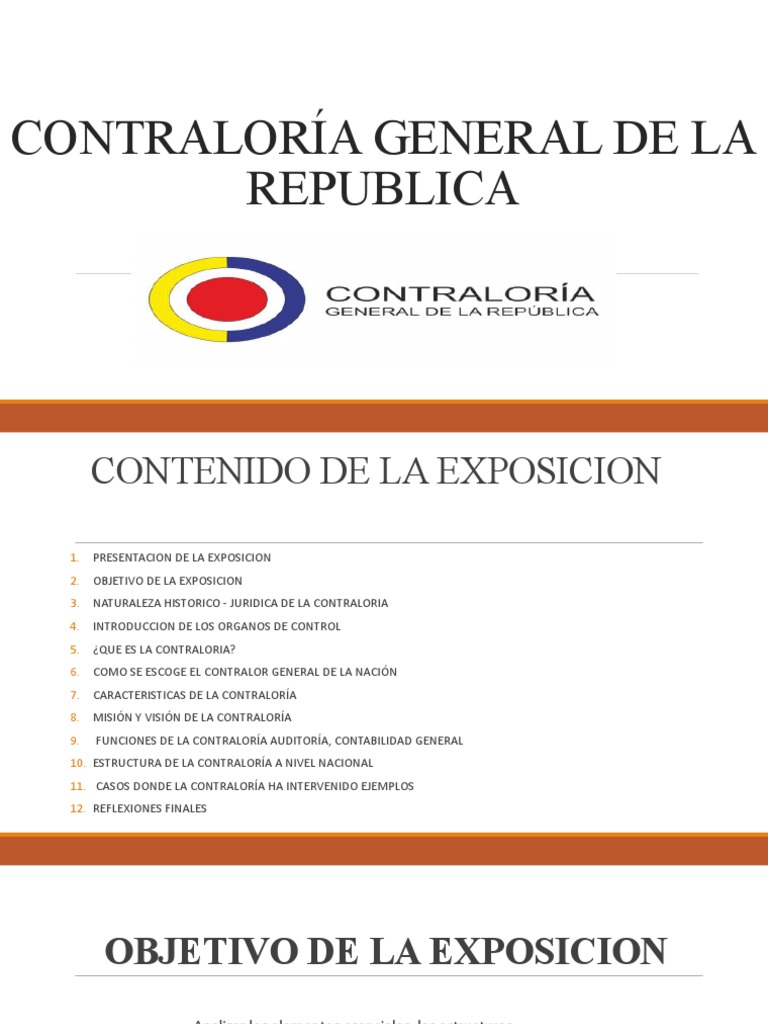 Exposicion Organos de Control | PDF | Auditoría | Justicia