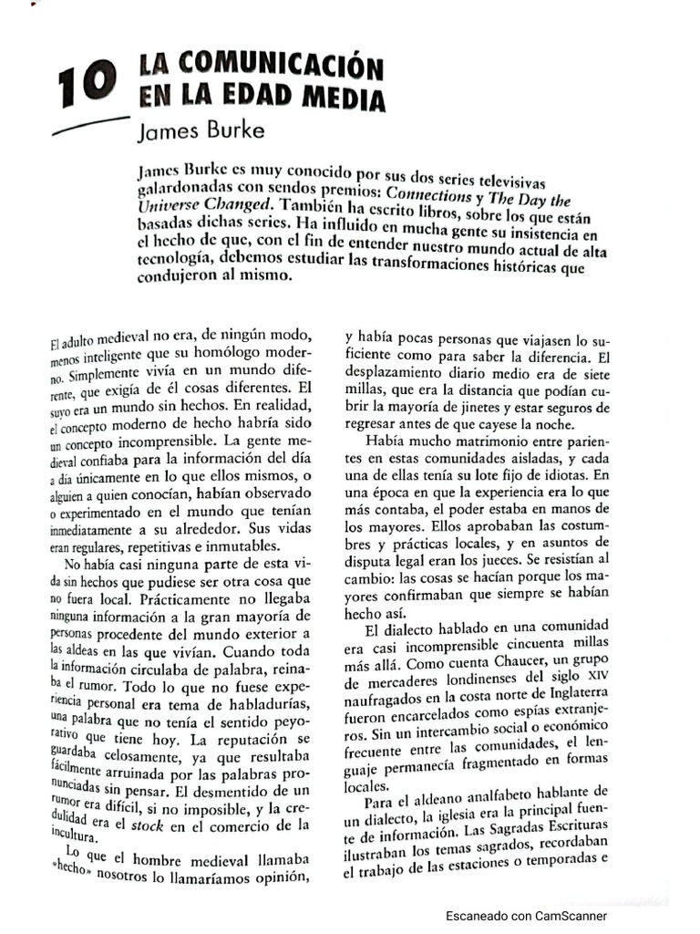 La Comunicación en La Edad Media | PDF