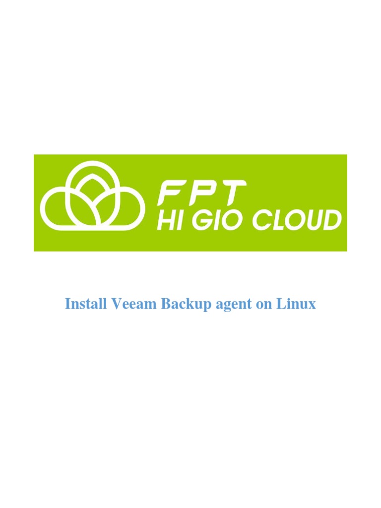 Install Veeam Backup Agent on Linux | PDF | Cloud Computing | Free Content