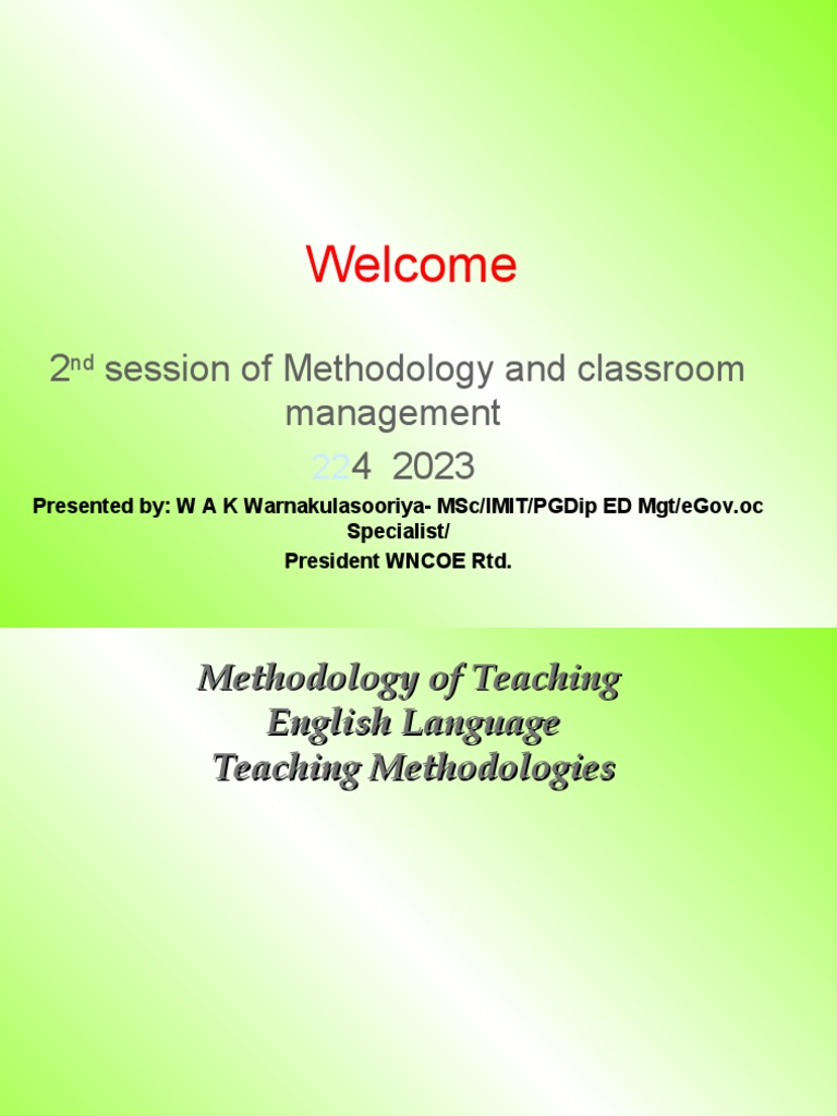 Second Language Teaching Methods | PDF Second Language Teaching Methods | PDF