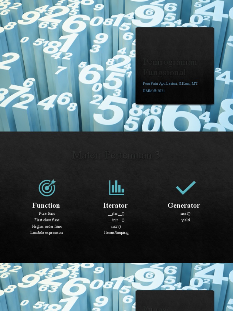 Pertemuan 3. Fungsi, Iterator, Generator | PDF