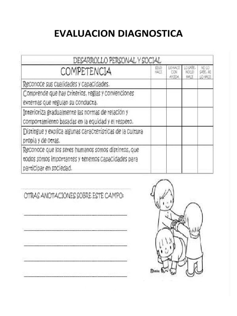 Evaluacion Diagnostica Pdf 6084
