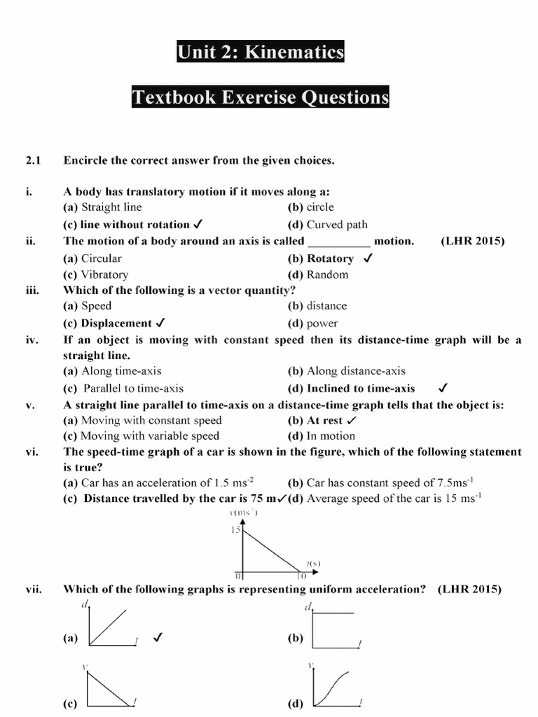 9th Class Physics Chaptr 2 | PDF
