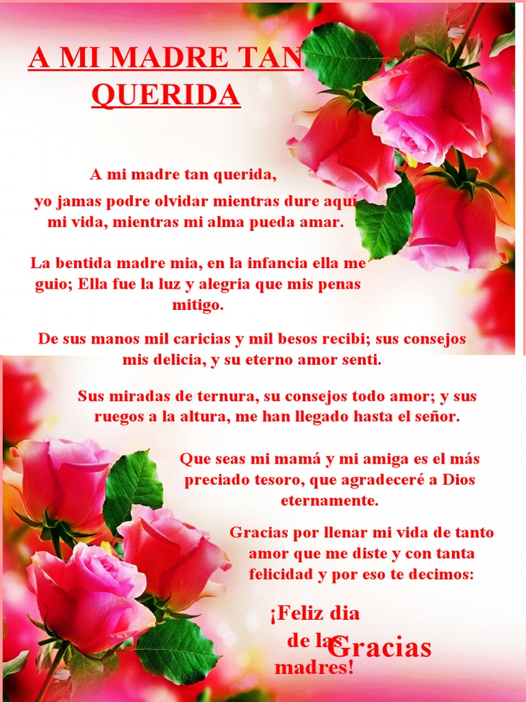 A Mi Madre Querida | PDF | Religión y espiritualidad