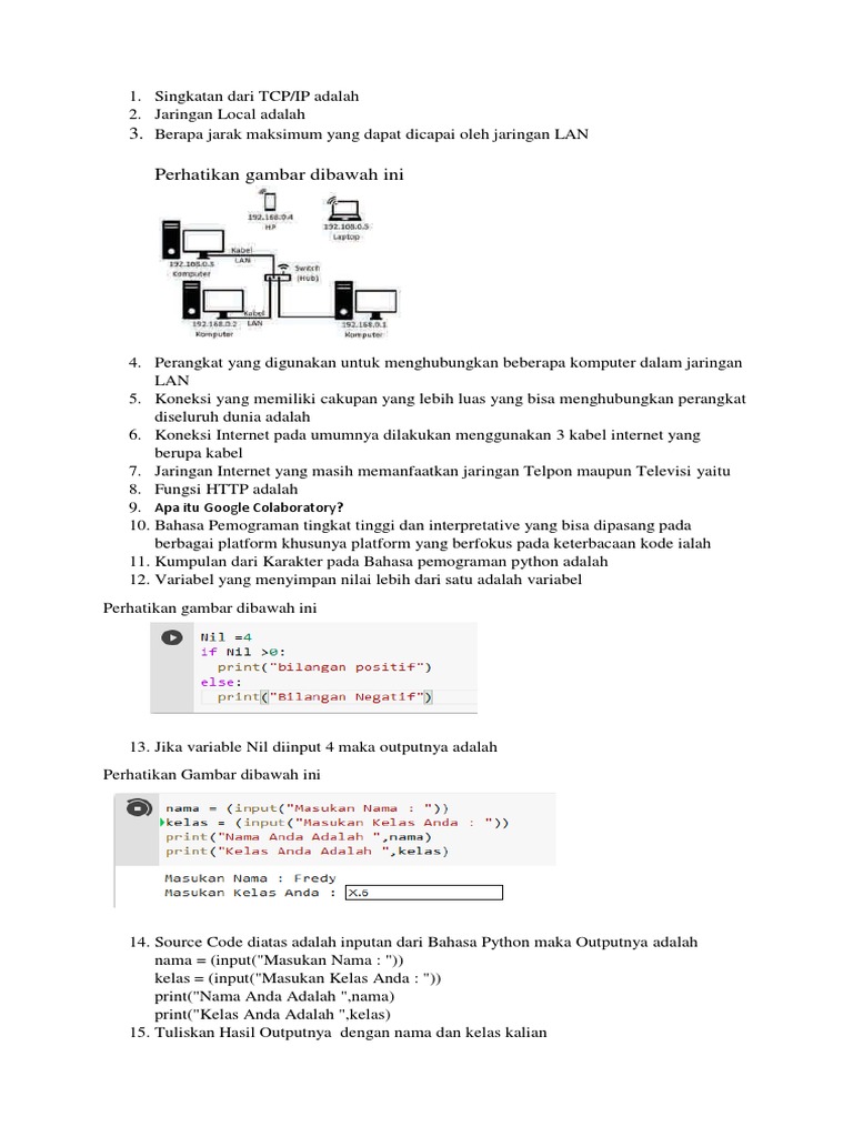 Kisi Kisi Tik PDF | PDF