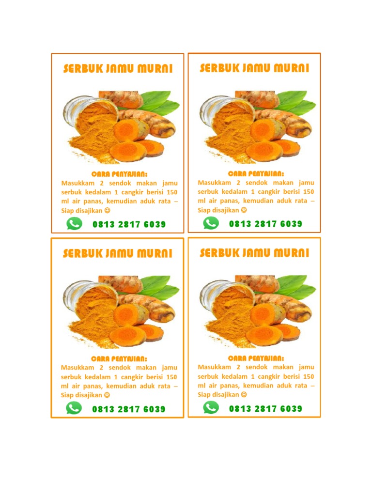 Stiker Jamu Pdf