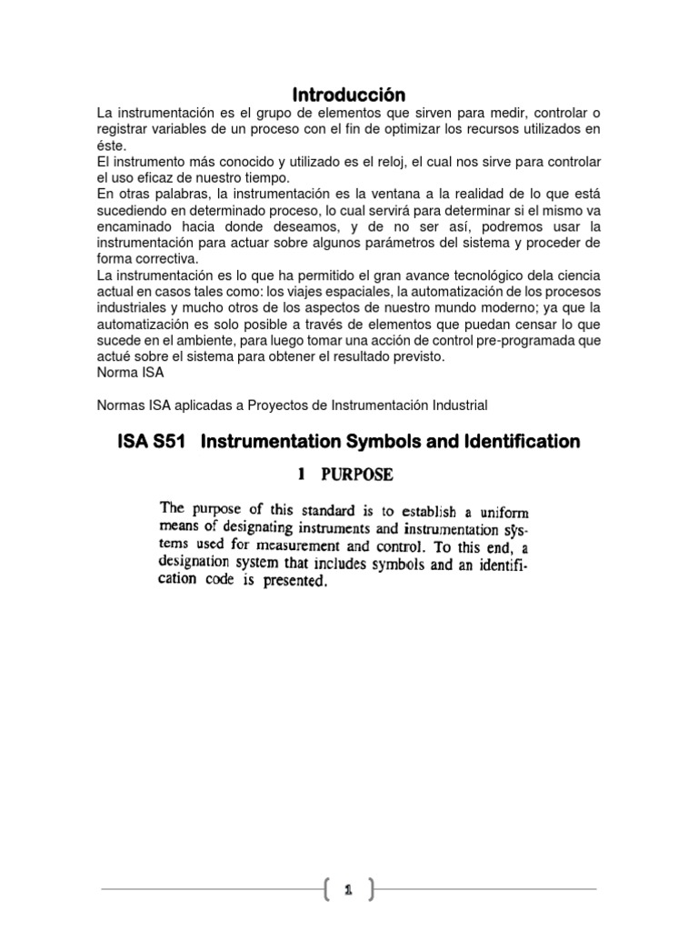 Norma ISA y SAMA | Descargar gratis PDF | Medición | Ciencias fisicas