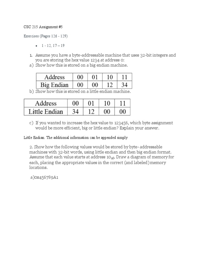 CSC 215 Assignment | PDF | Office Equipment | Computing