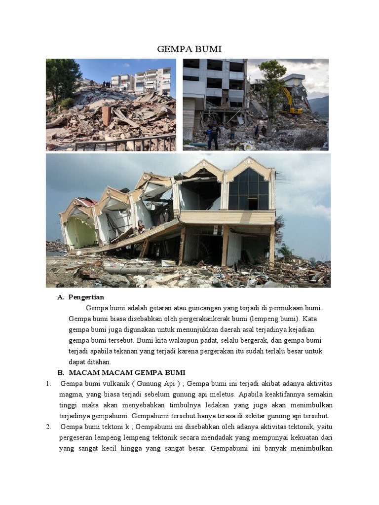 Gempa Bumi | PDF