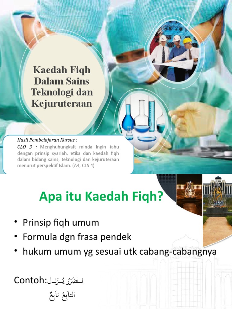 Kaedah Fiqh dalam Sains dan Teknologi | PDF
