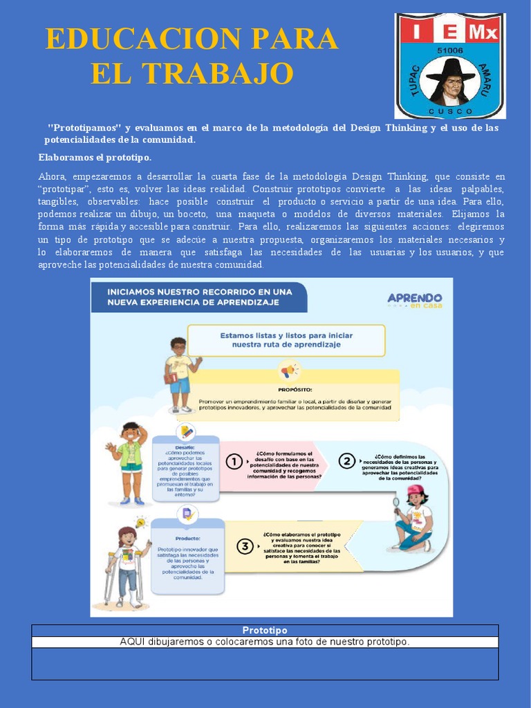 El Design Thinking - Prototipar y Evaluar | PDF | Evaluación | Ciencia cognitiva