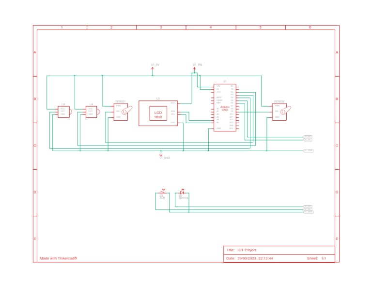Arduino Part Tinkercad Schematic PDF | PDF