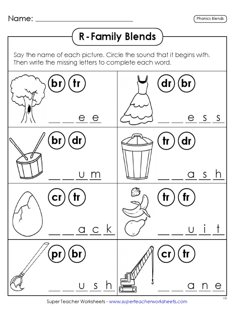 R Family Blend Complete Word - YYATS | PDF