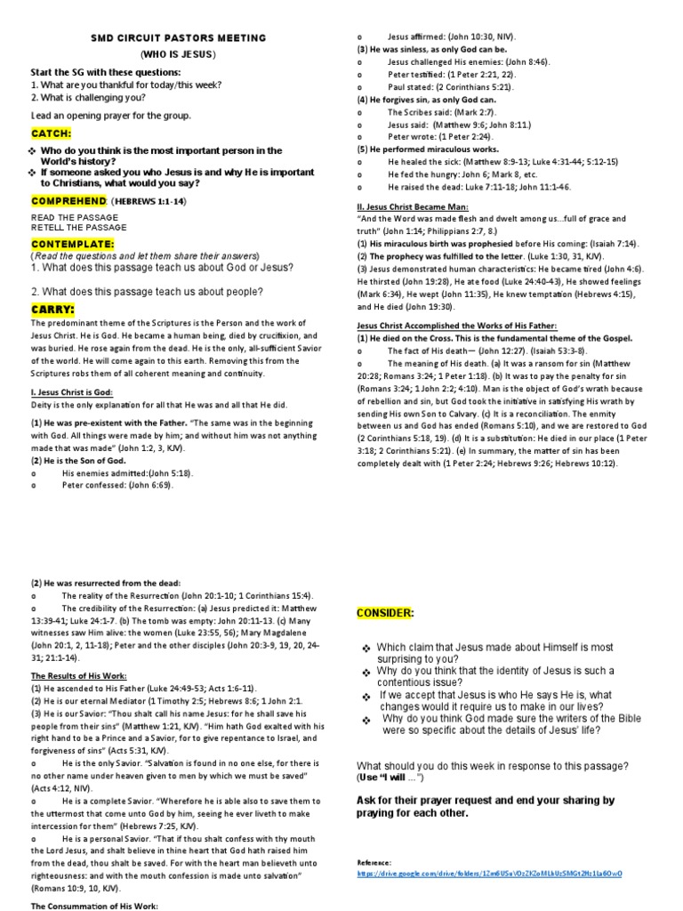 Lesson 2 | PDF | Jesus | Resurrection Of Jesus
