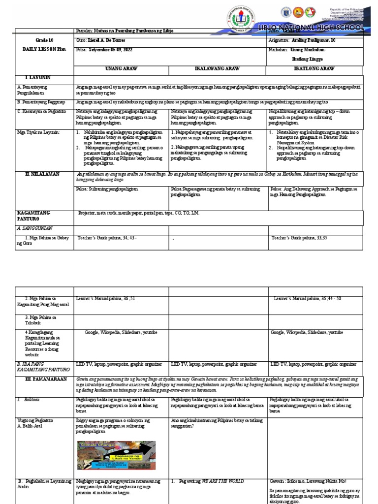 DLL Q1 (Week3) | PDF