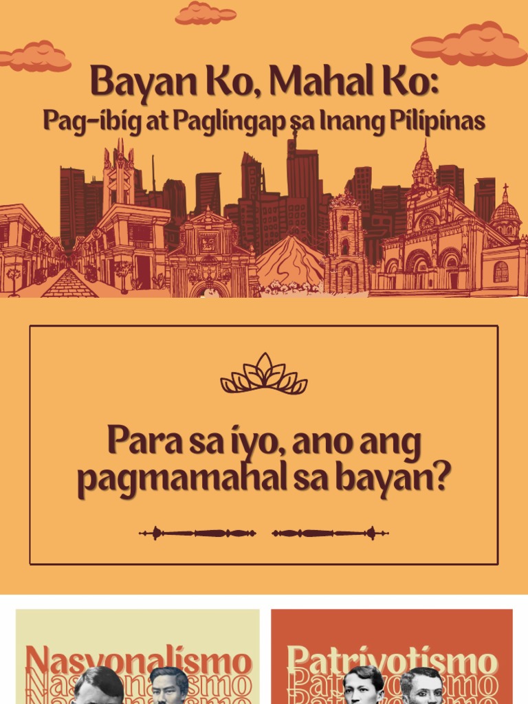 Pagmamahal Sa Bayan | PDF