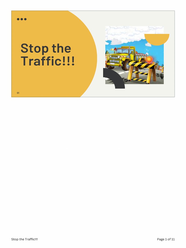 Stop The Traffic | PDF