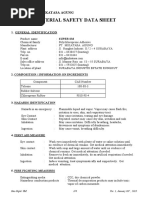 MSDS - Paint Remover | PDF | Dangerous Goods | Fires