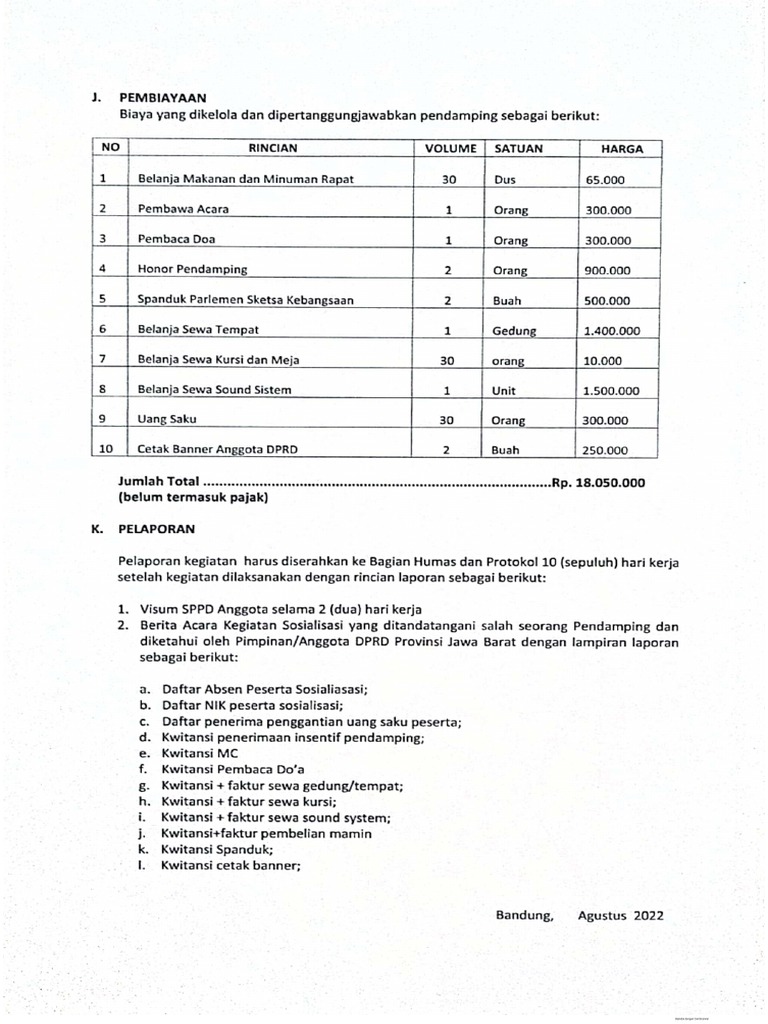 Juknis Kegiatan Wasbang Jawa Barat | PDF