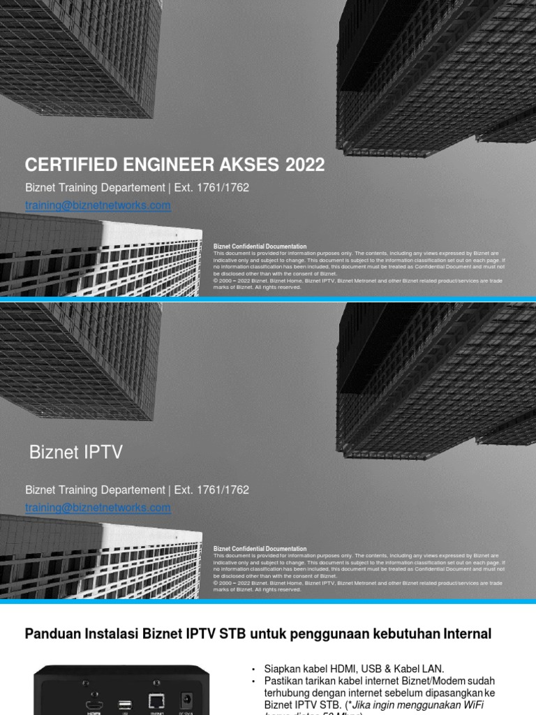 SOP Instalasi Dan Troubleshoot IPTV PDF | PDF | Pengelolaan Keuangan & Uang | Komputer