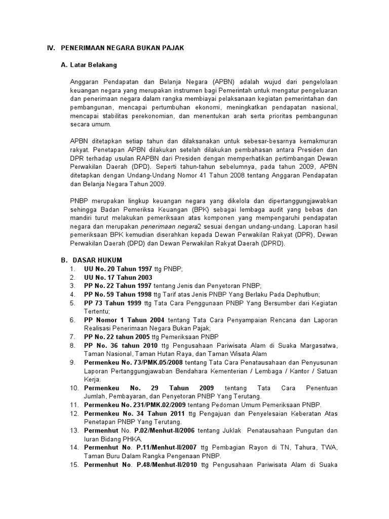 Materi Buku Pinter TTG PNBP | PDF