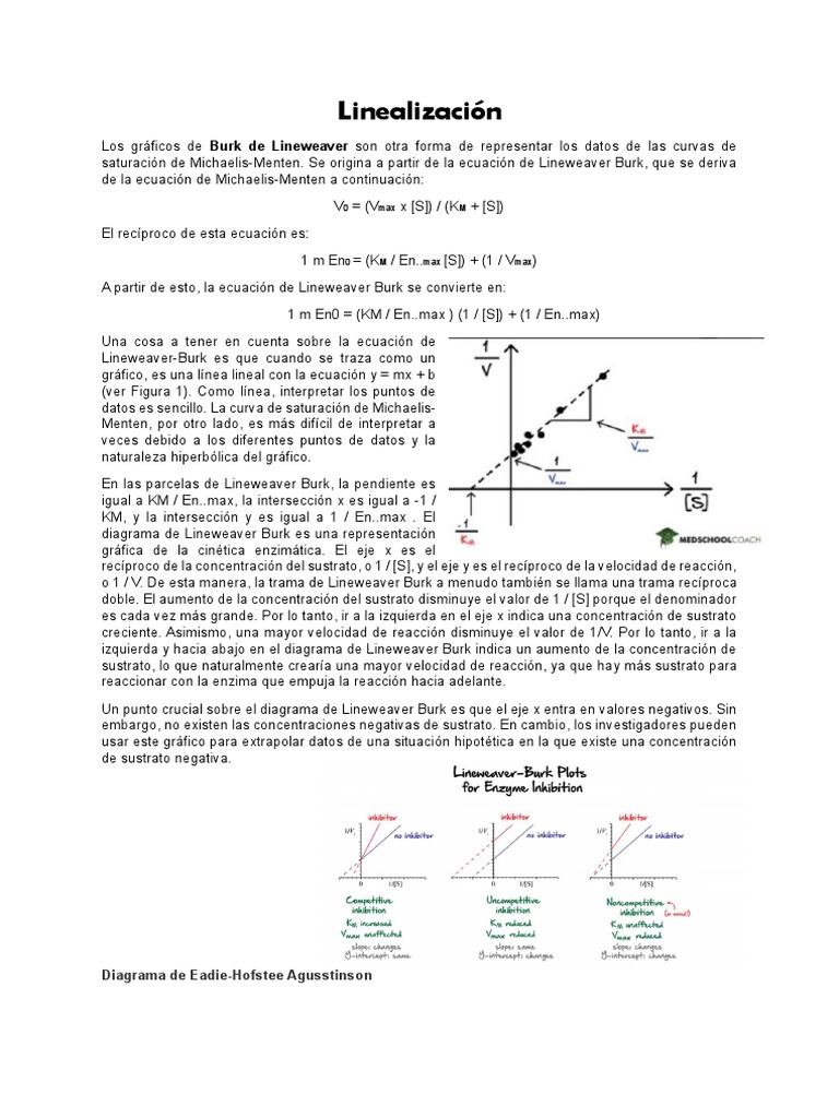 Linealización | PDF | Ciencias fisicas | Cinética química