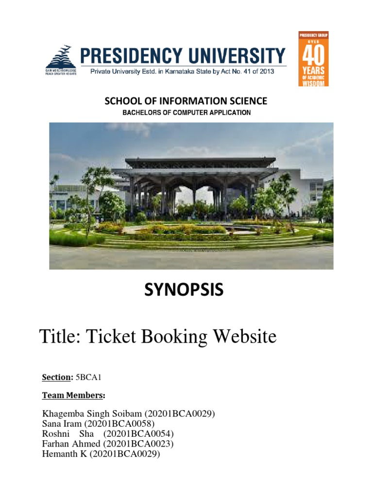 Synopsis Mini Project Pdf Websites Php
