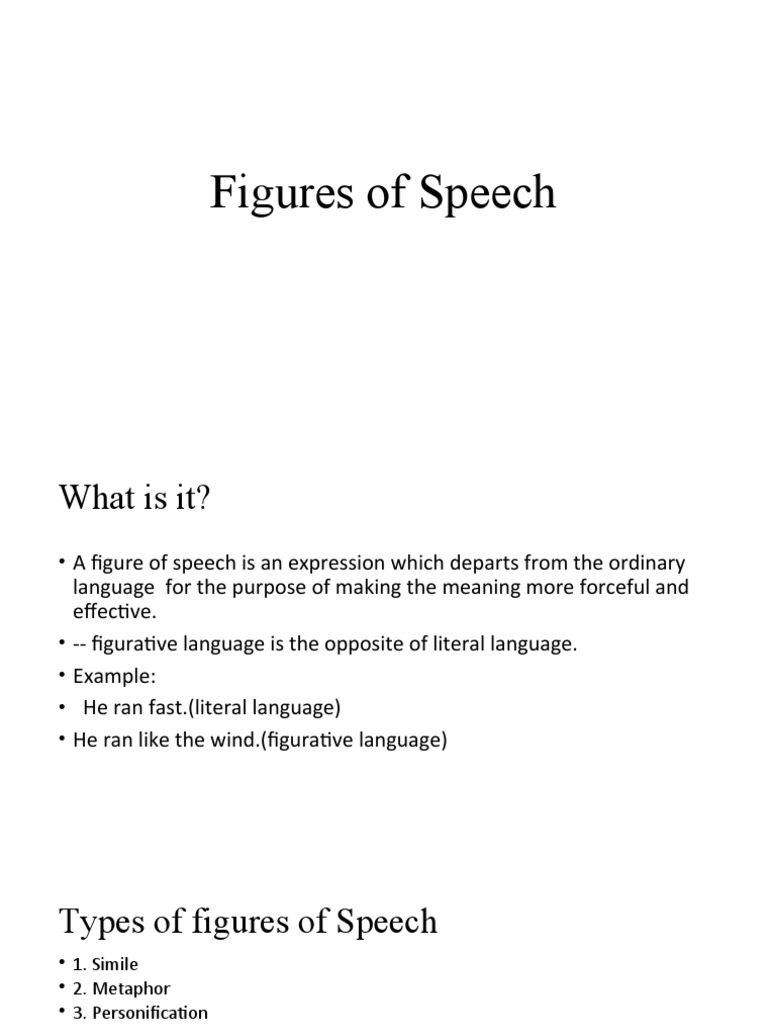 Understanding Figures of Speech | PDF | Metaphor | Rhetorical Techniques