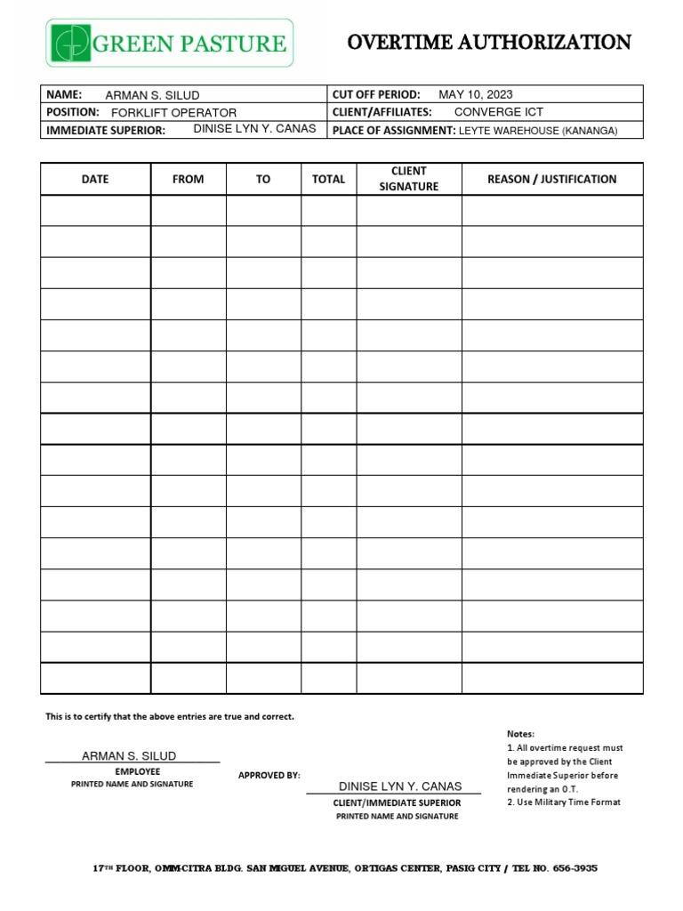0T Form - GP Arman | PDF