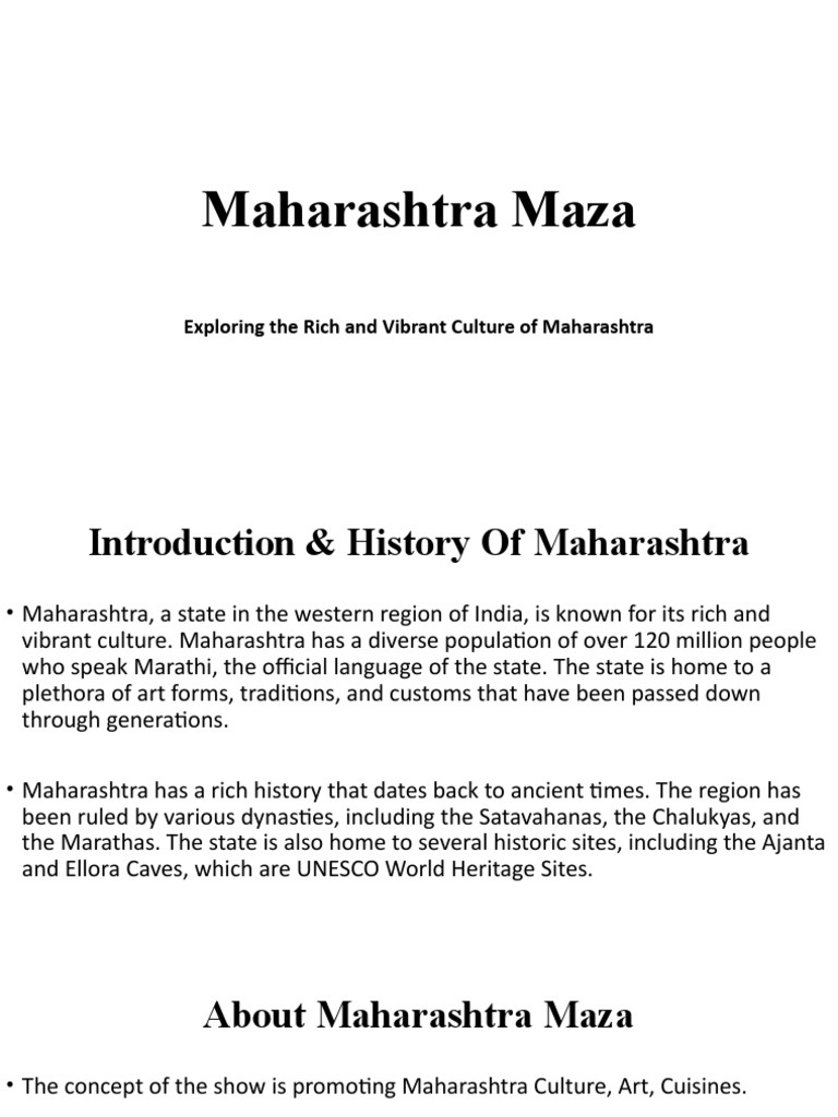 Maharashtra Maza | PDF