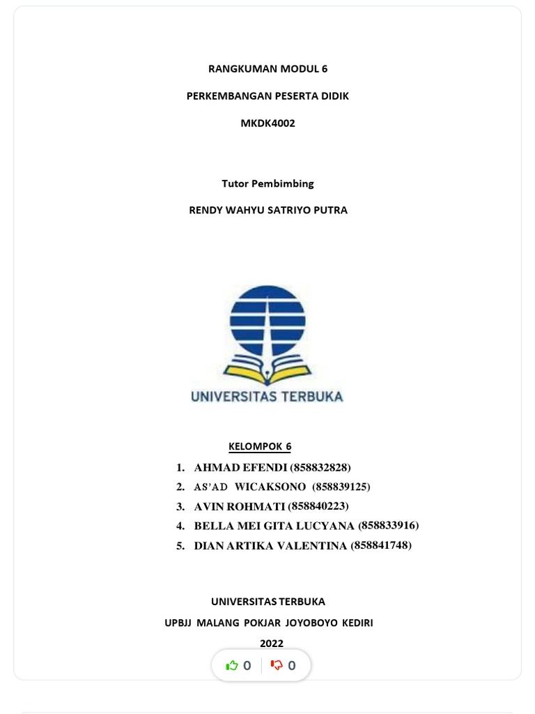 Rangkuman PPD Modul 6 Tugas Tutorial - Compress PDF | PDF