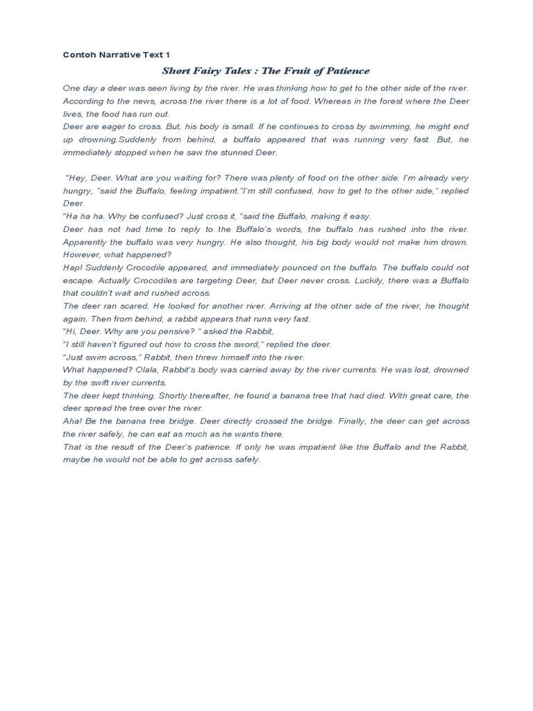 Contoh Narrative Text 3 | PDF | Sharks