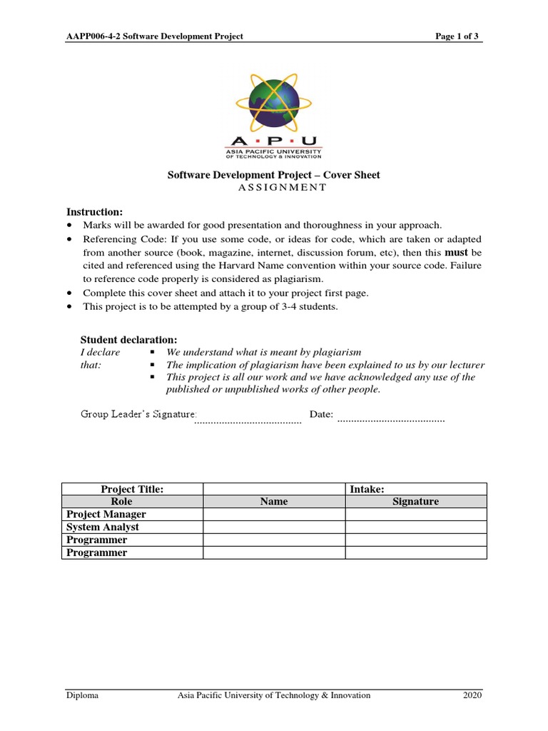 AAPP006-4-2-SDP Project Case Study | PDF | System | Software Development