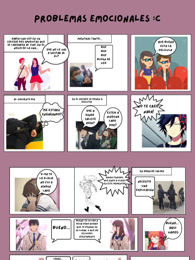 Blank 5 Panel Comic Strip PDF | PDF